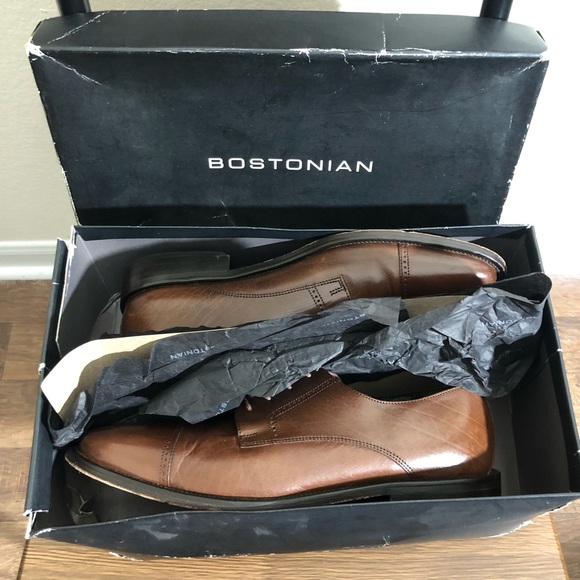 Bostonian | Shoes | Bostonian Size 9m Oxford Brown Leather Men Dress ...